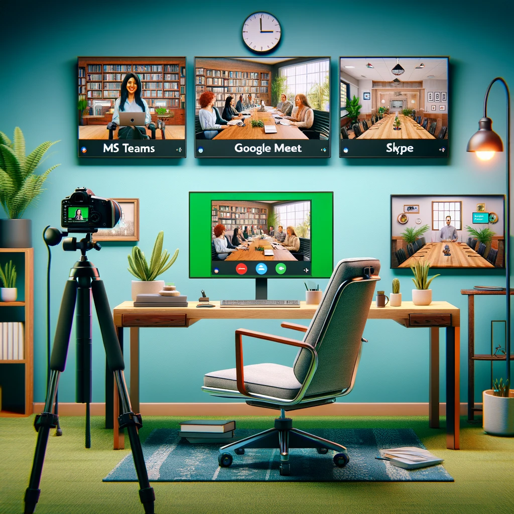 Vinkki: MS Teams, Google Meets ja Skype toimimaan virtuaalitaustalla